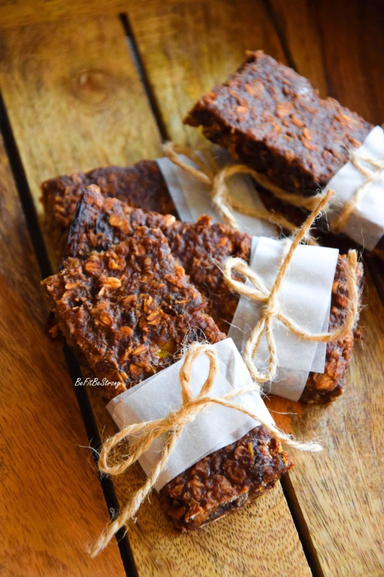 Batony bananowe z orzechami laskowymi - Be Fit Be Strong