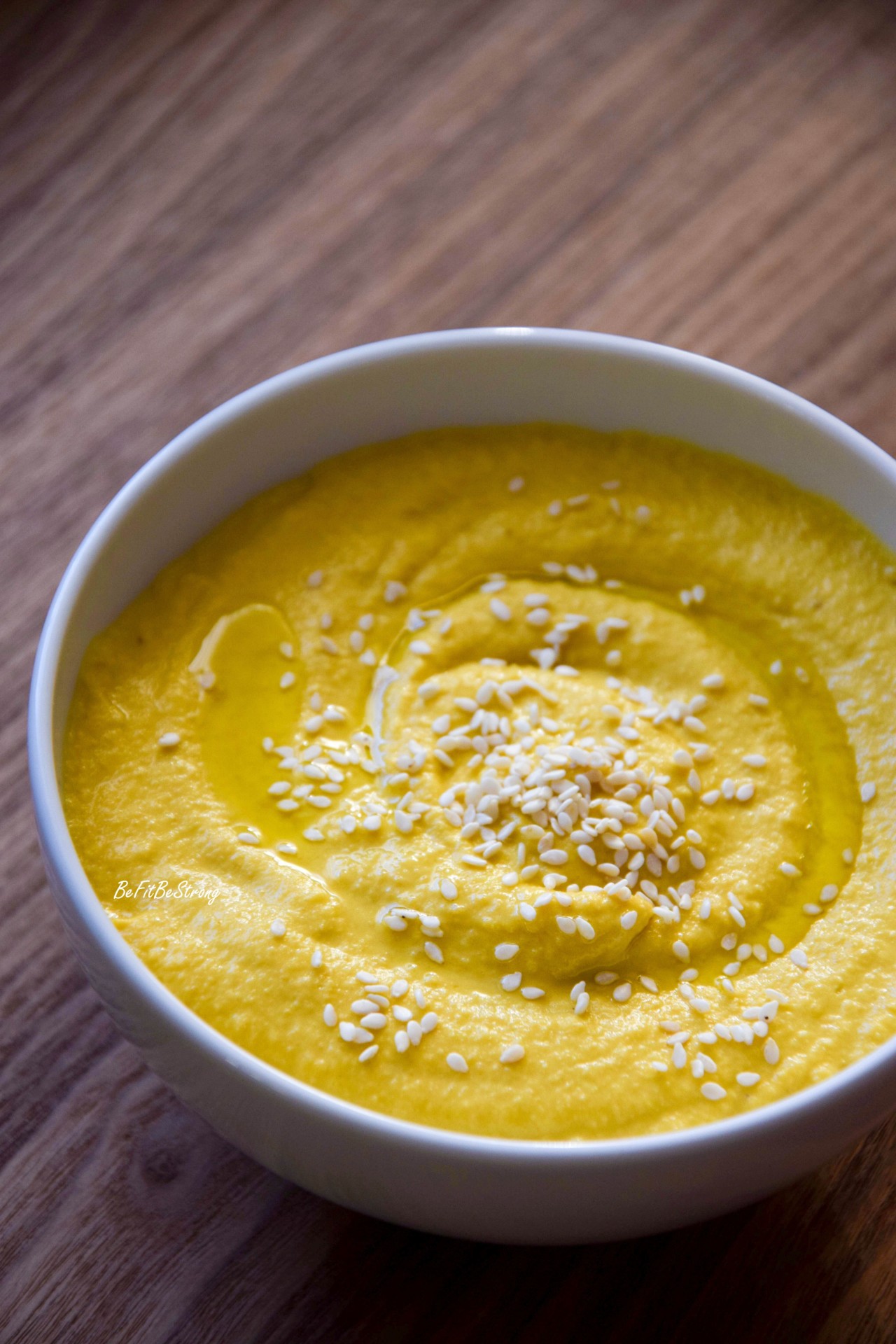 Hummus z mango i curry - Be Fit Be Strong